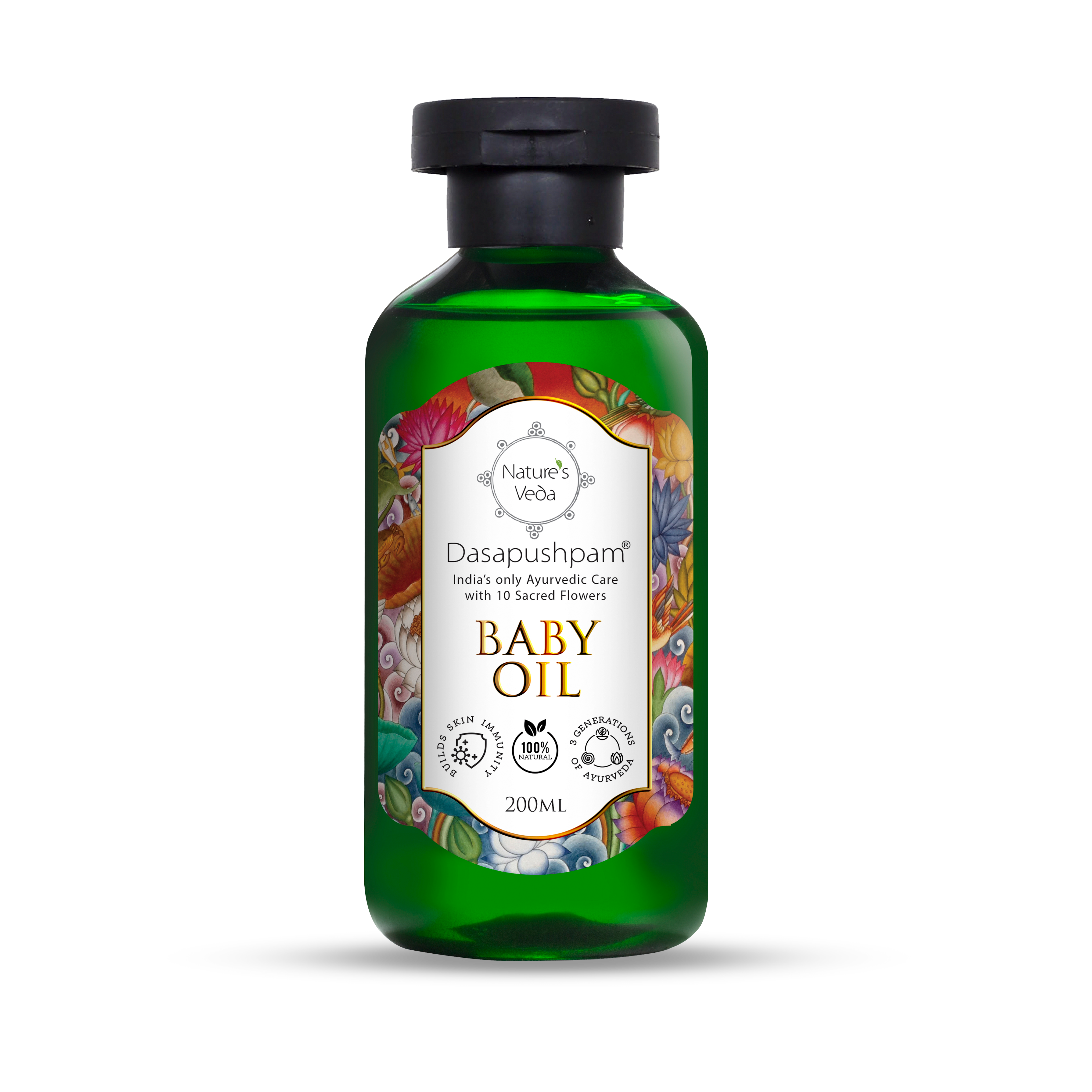Dasapushpam Ayurvedic Baby Massage Oil - 200 ML – Nature's Veda